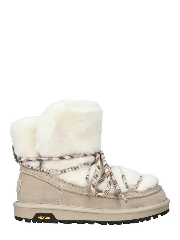 UGG Classic Tread Fluffed Boots - Grey
