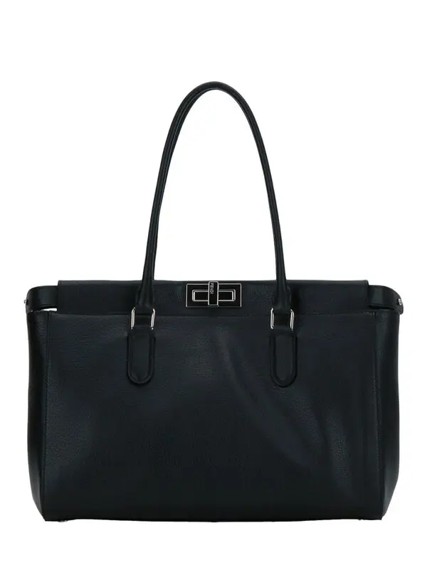Fendi Peekaboo Tote Sm V. Eros/n - Ebony