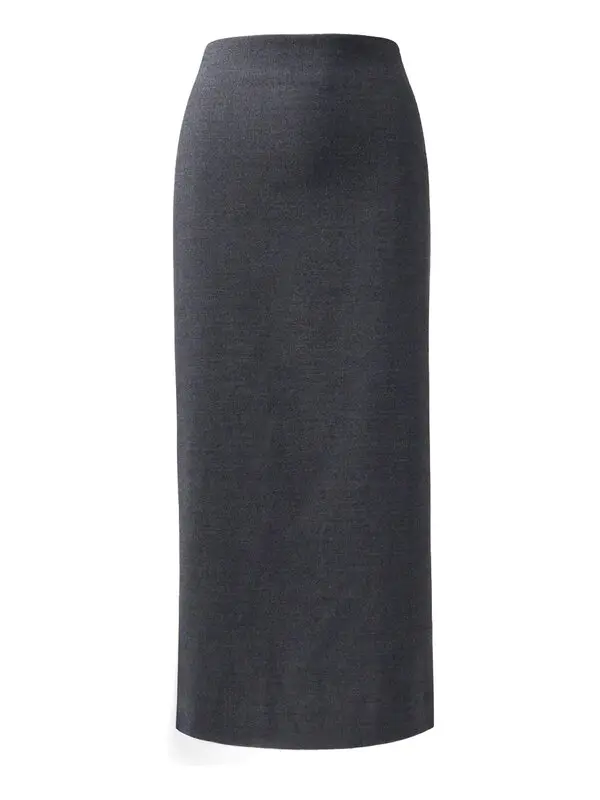 WAKAKUU Skirt Wool Pencil - Grey