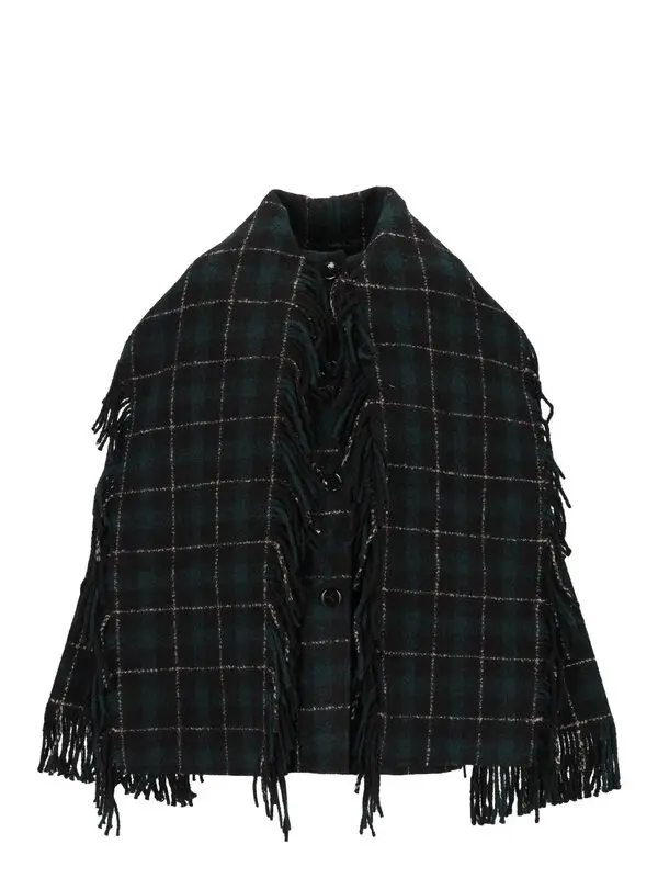 TOTEME Fringed Scarf Jacket - Multicolor