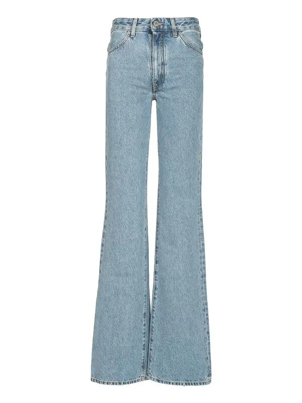 Attico Denim Long Trousers - Blue
