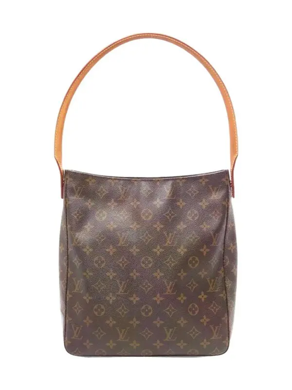 LOUIS VUITTON 2000 Gm Looping Monogram Shoulder Bag - Brown