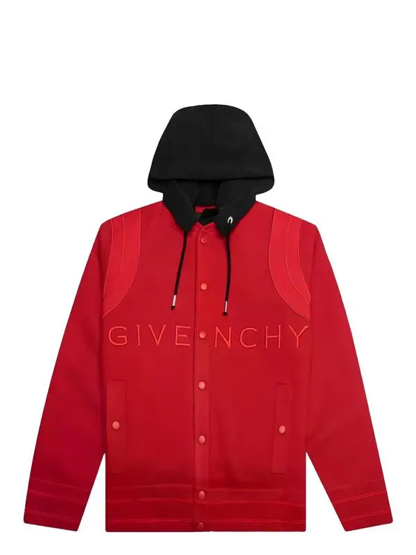 Givenchy Embroidered Varsity Jacket - Red