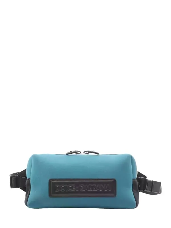 Dolce & Gabbana 2010s Logo-patch Belt Bag - Blue