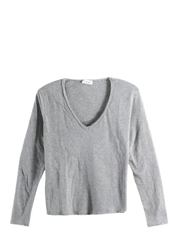 American Vintage Sonoma V-neck T-shirt - Grey