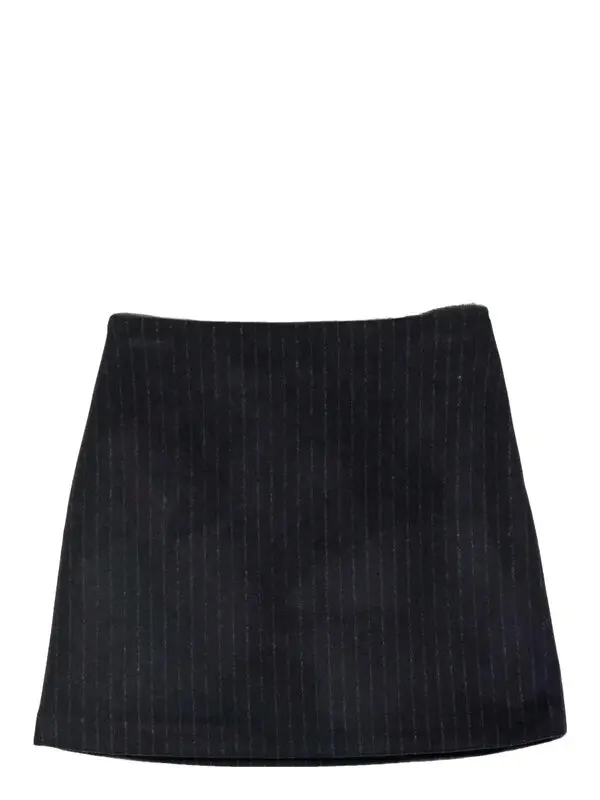 A.p.c. Pinstripe-pattern Skirt - Blue