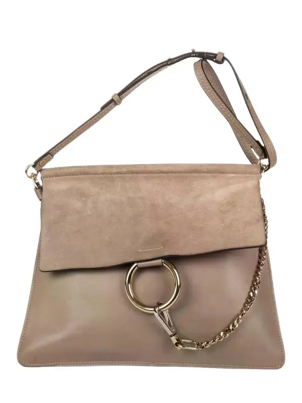 Chloé Faye Shoulder Bag - Grey