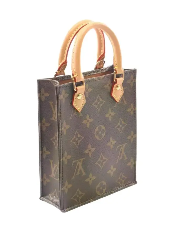 LOUIS VUITTON 2020 Petite Sac Plat Monogram Mini Bag - Brown