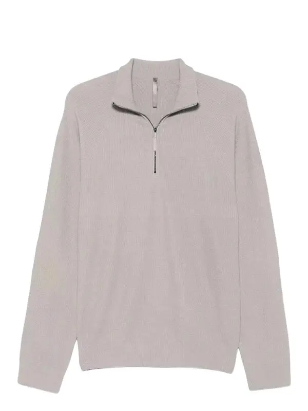 Veilance Quarter-zip Raglan-sleeve Polo Shirt - Grey