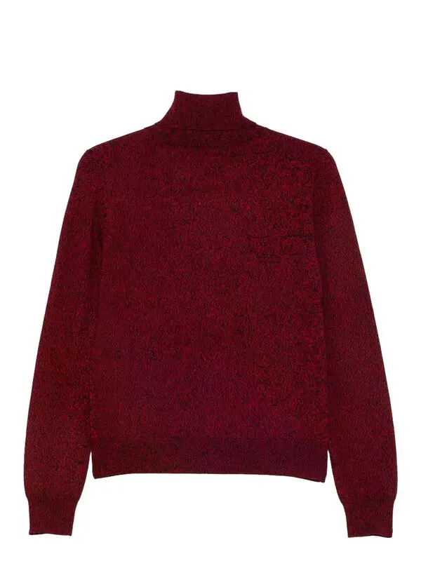 Iceberg Logo-embroidered Roll-neck Sweater - Red