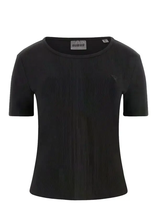 Guess Steffi Ribbed T-shirt - Black
