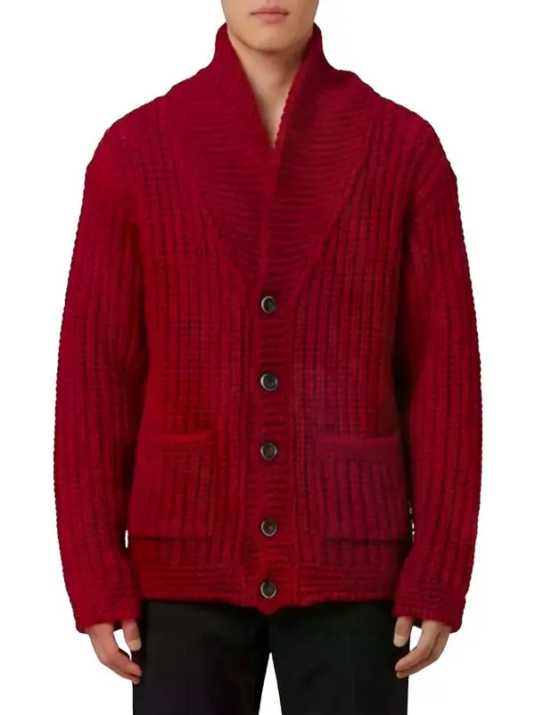 Barena Venezia Cavana Cota Shawl-collar Cardigan - Red