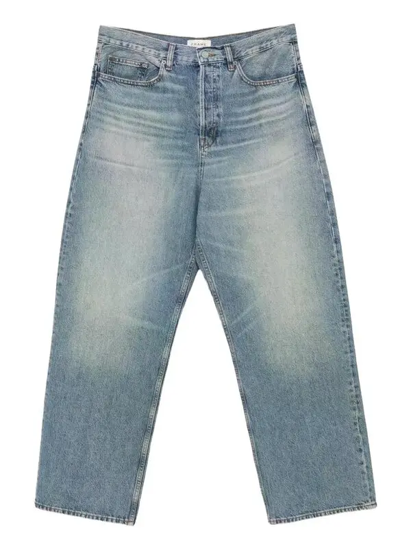FRAME Faded Baggy Jeans - Blue