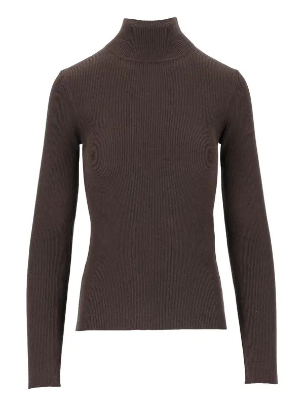 Max Mara Turtleneck Sweater - Brown