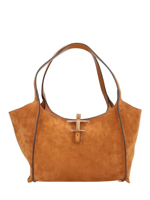 TOD'S T Timeless Shopping Bag - Brown