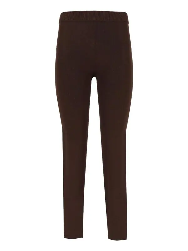 Balenciaga Athletic Knit Leggings - Brown