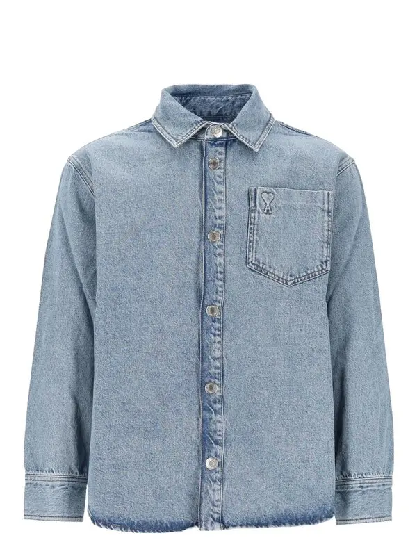 AMI Paris Overshirt - Blue