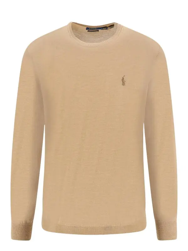 Polo Ralph Lauren Pony Embroidered Jumper - Brown