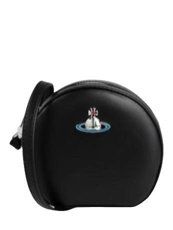 VIVIENNE WESTWOOD Round Cake Shoulder Bag - Black