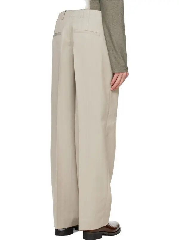 Our Legacy Belt-loop Casual Pants - Beige
