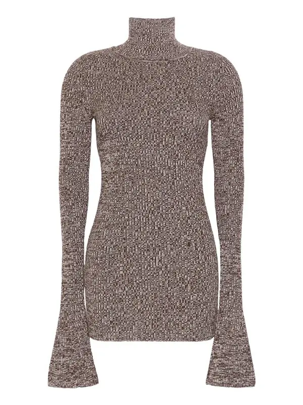 Sportmax Spxbouquet Knitted Jumper - Chocolate