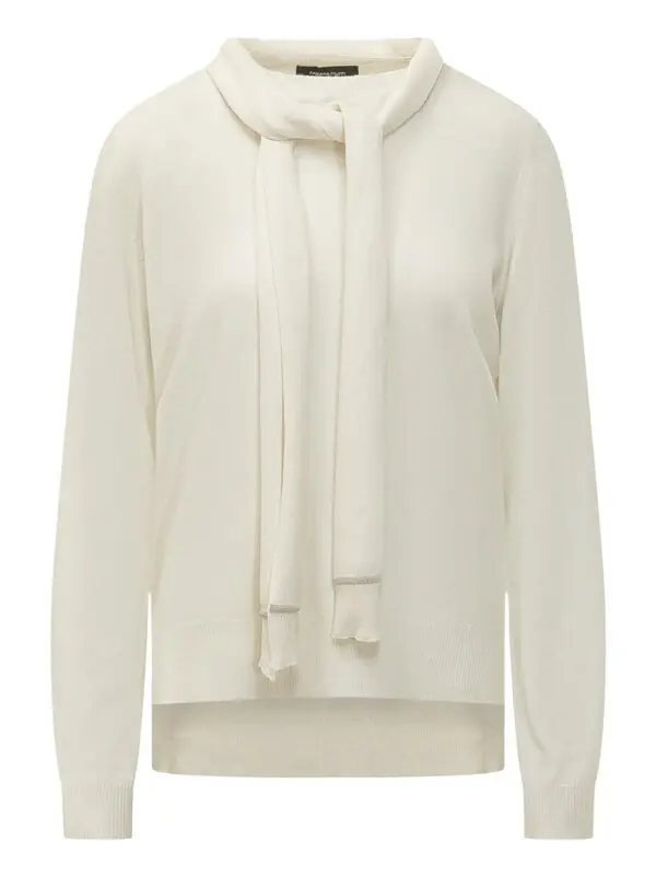 Fabiana Filippi Detachable Scarf Knitted Jumper - No