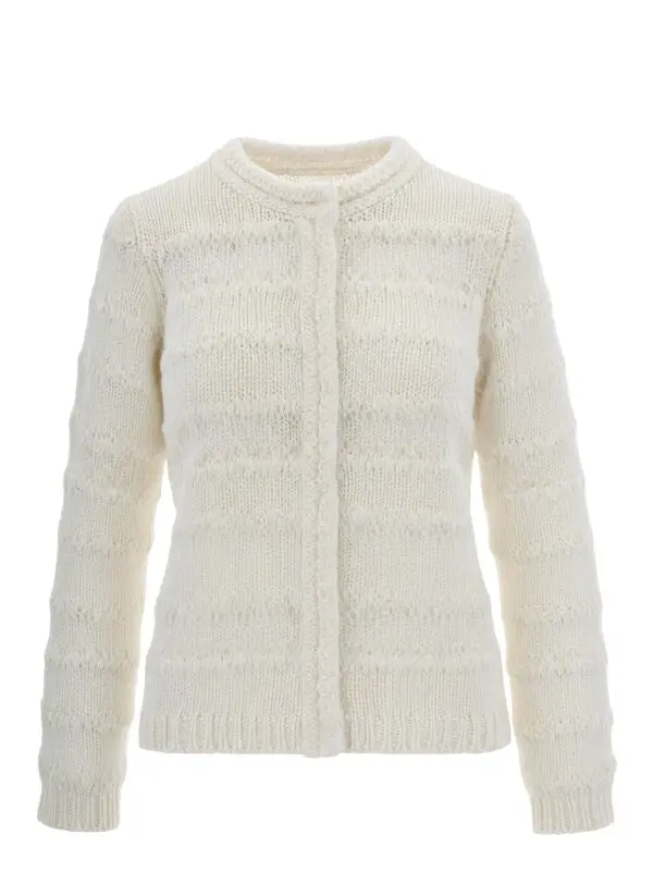 Fabiana Filippi Open-knit Striped Cardigan - No