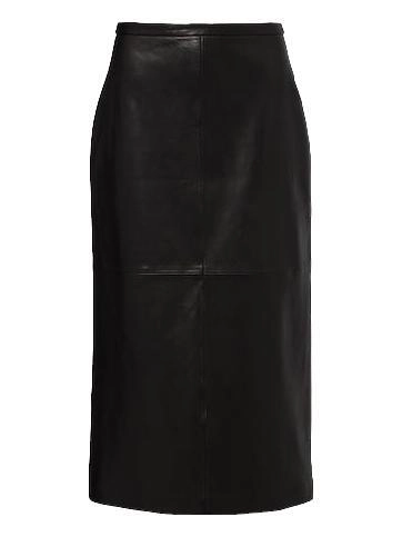 Nour Hammour Alana Leather Pencil Skirt - No