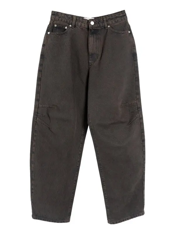 Coperni Oversized Belted Jeans - Brown