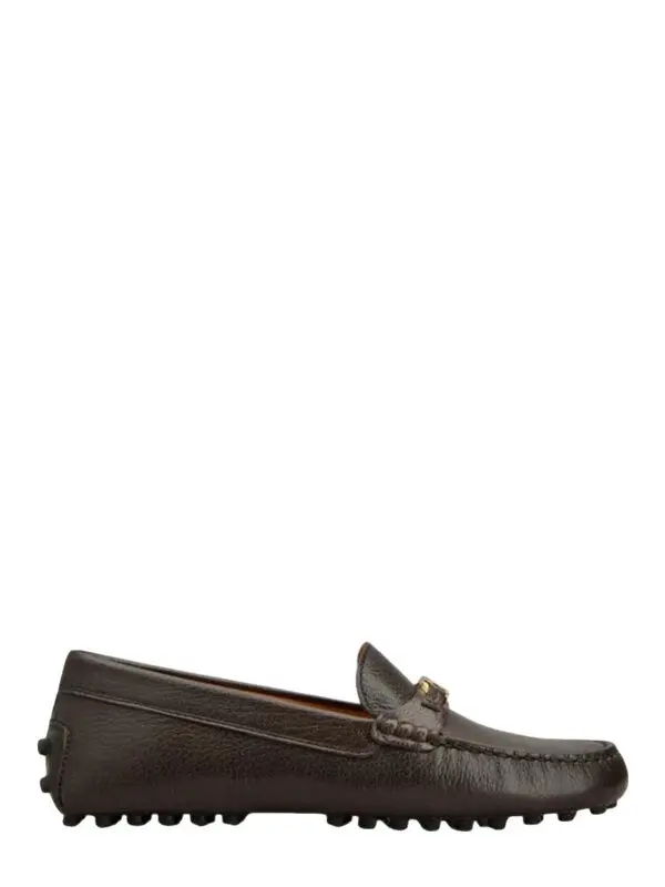 TOD'S Gommino Leather Loafers - Brown