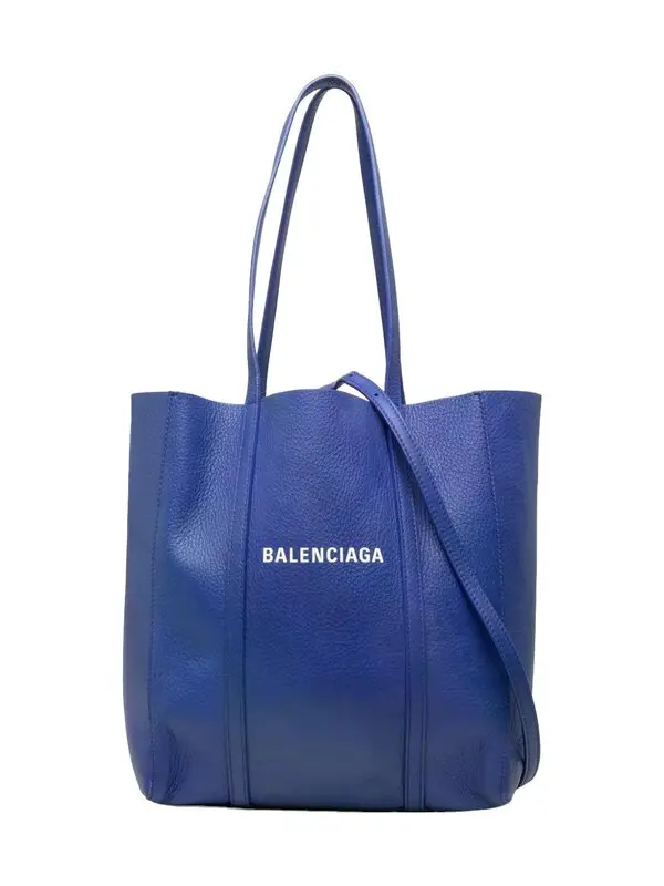 Balenciaga 2017-2026 Leather Everyday Tote Xs Satchel - Blue