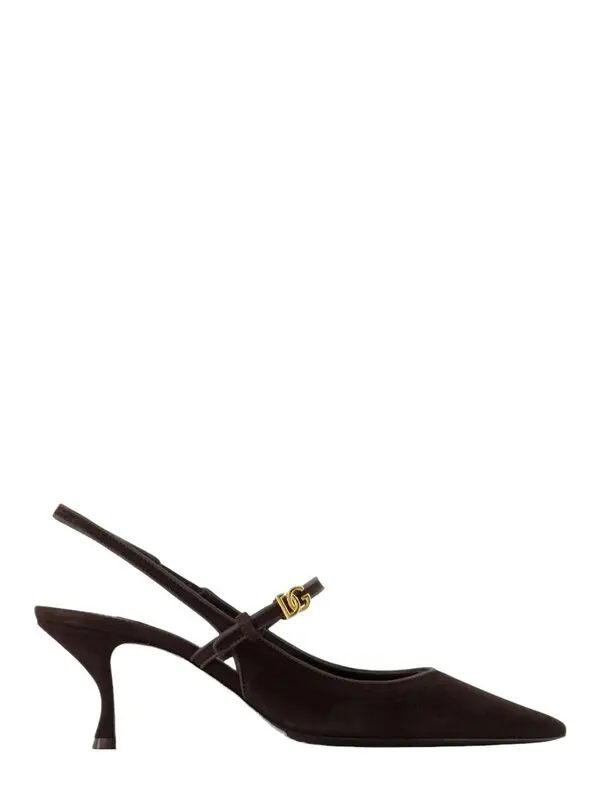 Dolce & Gabbana Dolce Gabbana Pointed Toe Slingback Pumps - No