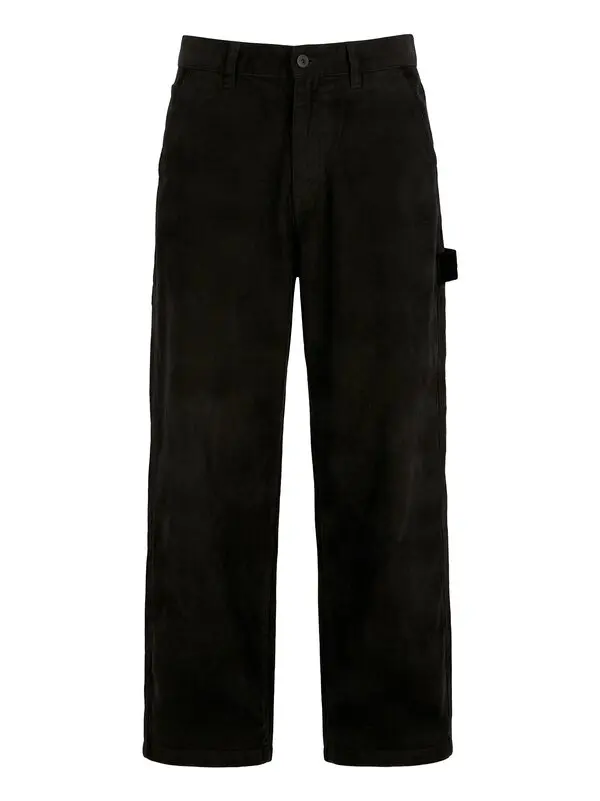 KOMODO Theo Organic Cotton Carpenter Trouser - Black