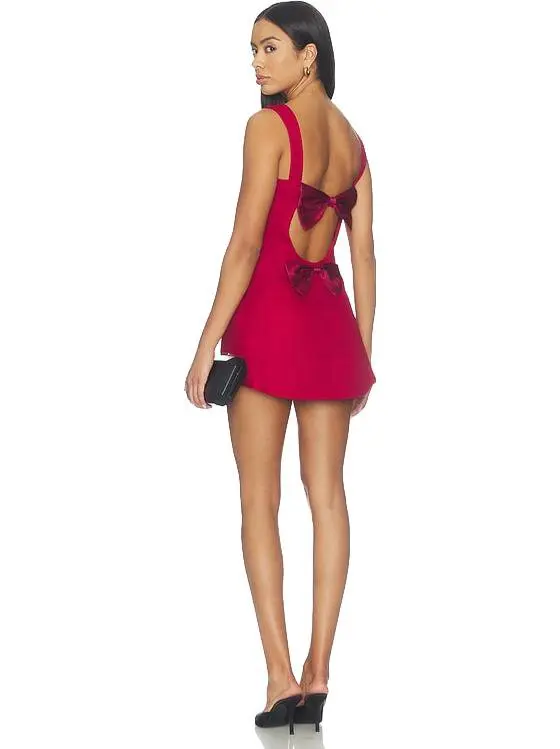 MORE TO COME Oriana Mini Dress - Red