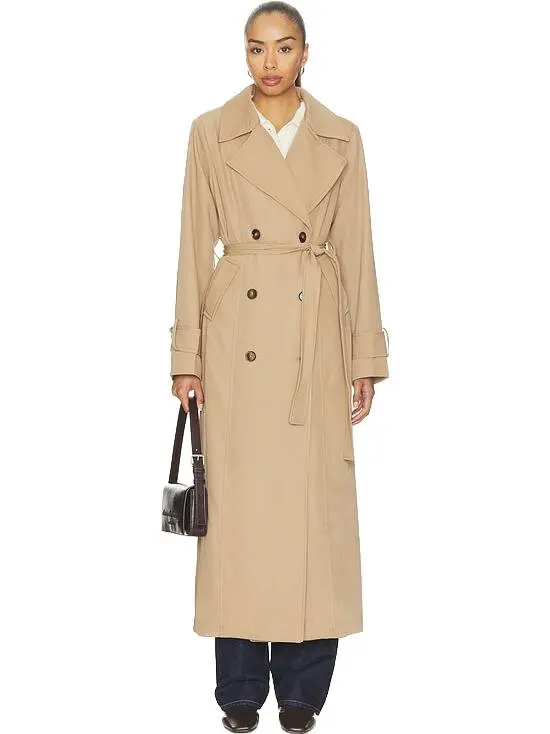 SNDYS. Mikkel Trench Coat - Tan