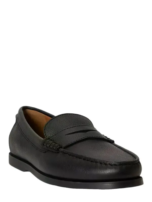 Polo Ralph Lauren Leather Penny Loafers - Black