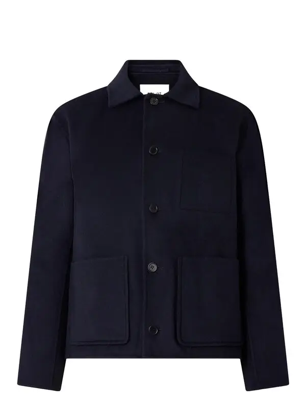 Nn07 Morgan 8447 Woven Wool-blend Twill Jacket - Blue