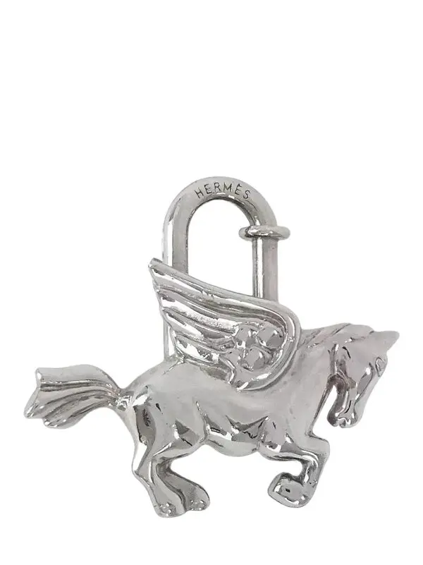 Hermès 1993 Le Cheval Pegasus Cadena Bag Charm - Silver