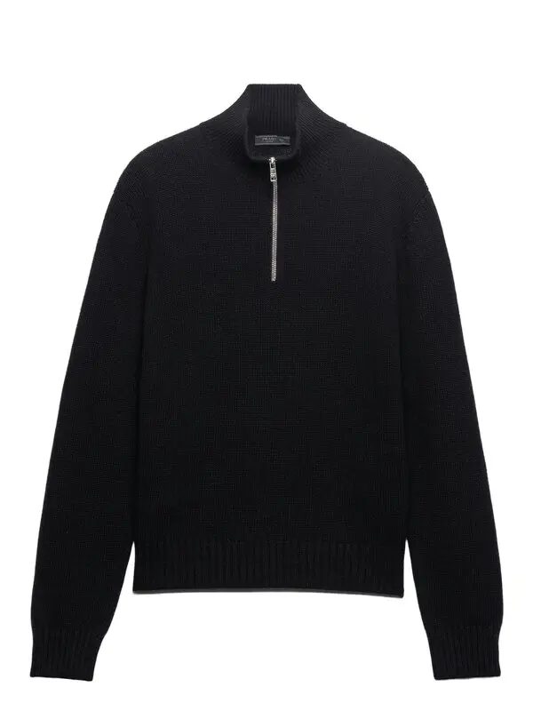 Prada Wool And Cashmere Sweater - Black