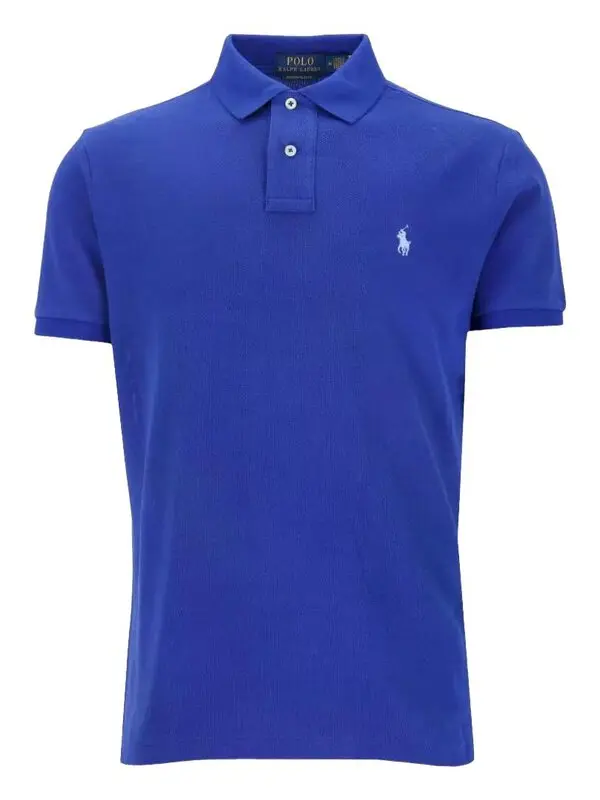 Polo Ralph Lauren Pony Custom Slim Fit Polo Shirt - Blue