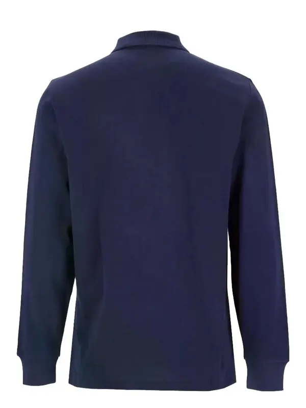 Polo Ralph Lauren Long-sleeve Piqué Polo Shirt - Blue