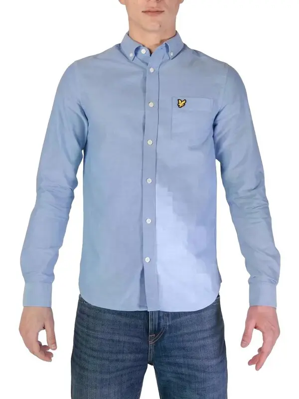 LYLE & SCOTT Long-sleeve Oxford Shirt - Blue