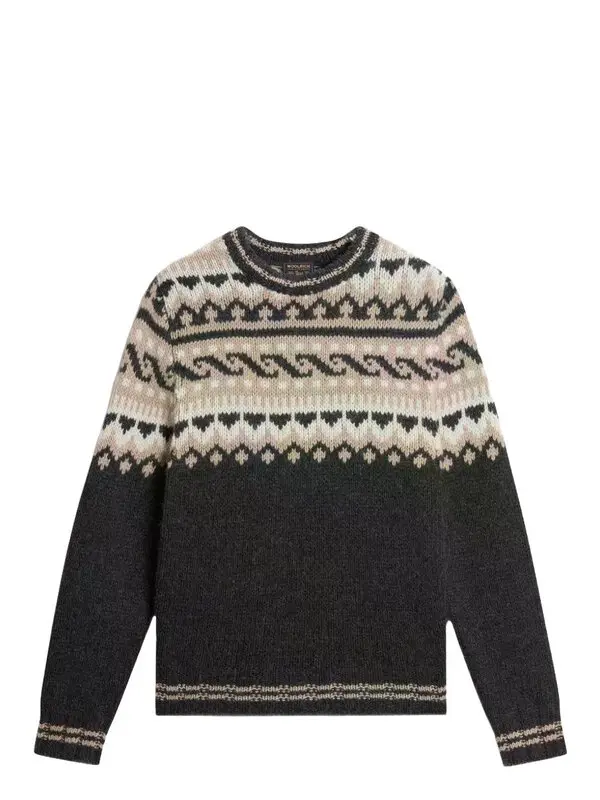 Woolrich Fair Isle-knit Jumper - Grey