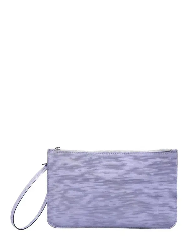 LOUIS VUITTON 2014 Epi Neverfull Pouch - Purple