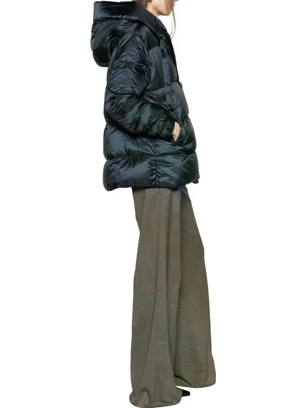 Max Mara Roomy Puffer Jacket In Water-repellent Plain-weave Fabric Midnightblue - Blue
