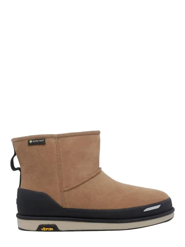 UGG Classic Mini Guard Gtx Waterproof Boots In Suede And Gore-tex - Beige