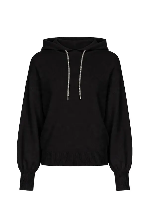 BRODIE CASHMERE Hilary Hoodie - Black