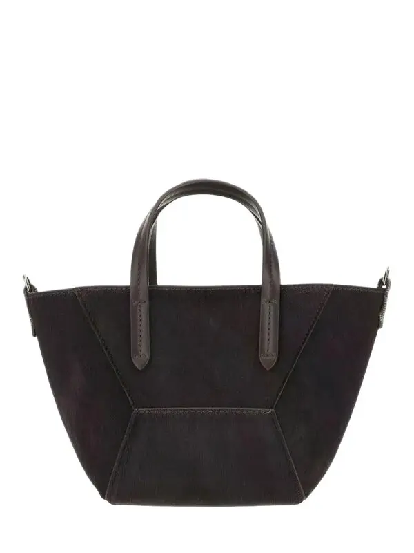 Brunello Cucinelli Bc Duo Leather Tote Bag - Brown