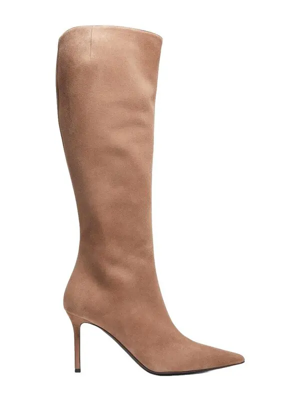GIUSEPPE ZANOTTI 85mm Suede Knee-high Boots - Lepre