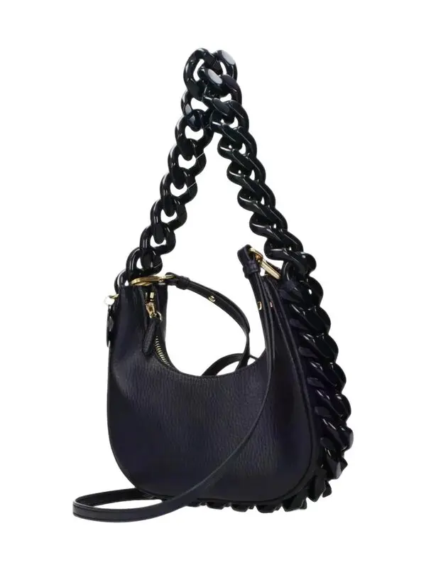 Stella McCartney Frayme Chain-link Shoulder Bag - Blue